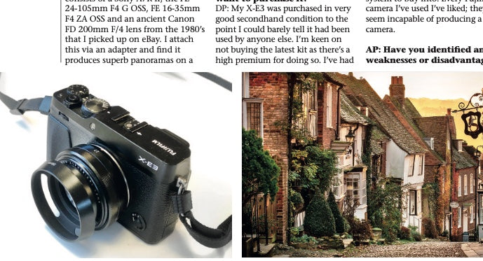 Nice PR piece in Amateur Photographer APRIL 2022 – purdie gallery