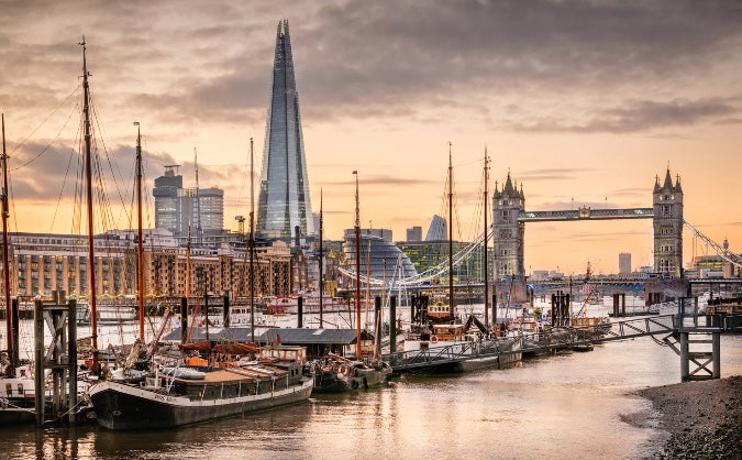 Tower Bridge with boats in the Pool of London – purdie gallery